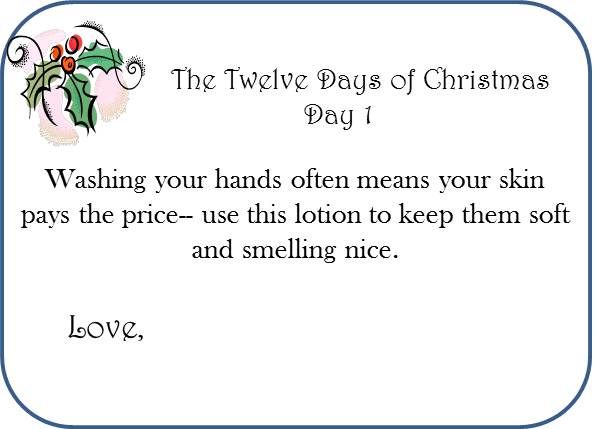 Teacher Gifts- The 12 Days of Christmas | Hale and Hearty Words